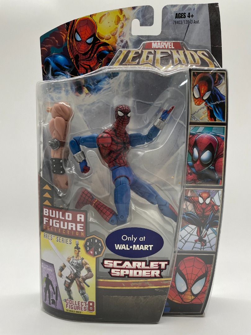 Marvel Legends Scarlet Spider /Ben Reilly Spider man (Ares BAF wave ...
