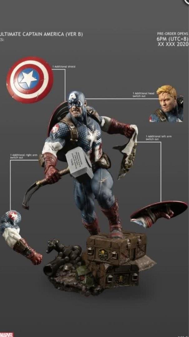 [BRAND NEW] Marvel XM Studios Sideshow Ultimate Captain America 1/4 ...