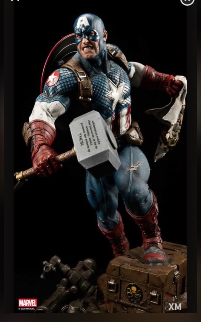 [BRAND NEW] Marvel XM Studios Sideshow Ultimate Captain America 1/4 ...
