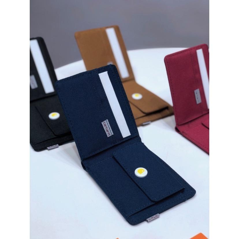 Men Oxford Slim Bifold Teenager Minimalist Canvas Wallet with Coin ...