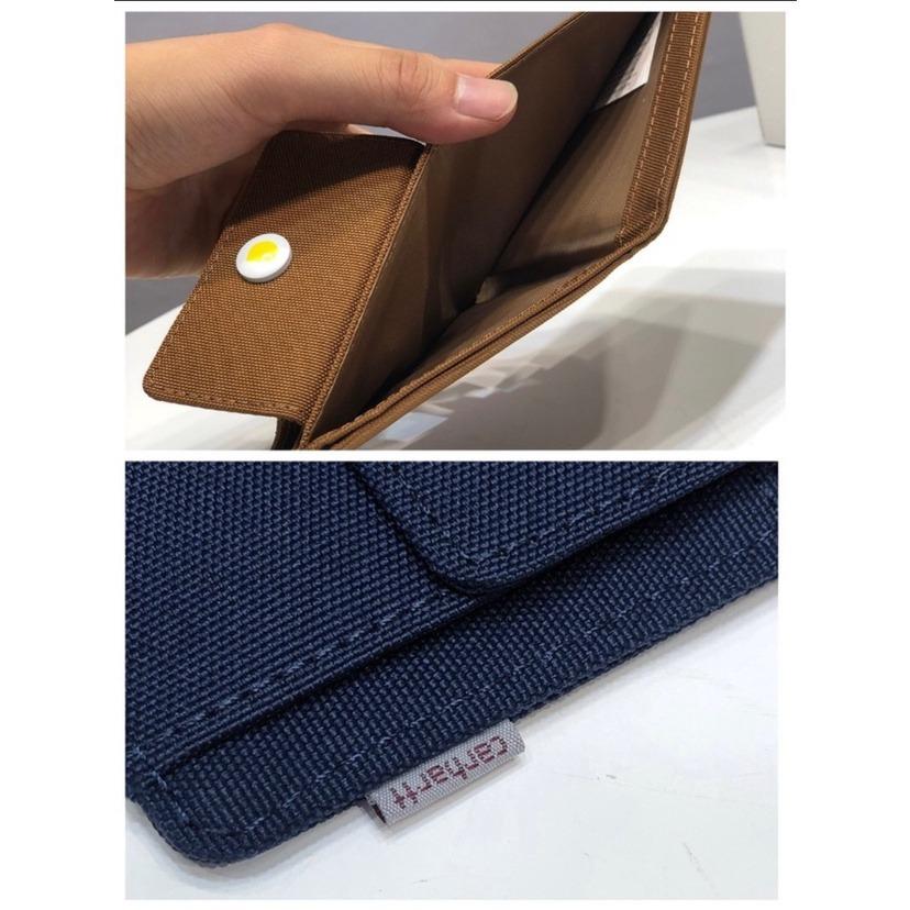 Men Oxford Slim Bifold Teenager Minimalist Canvas Wallet with Coin ...