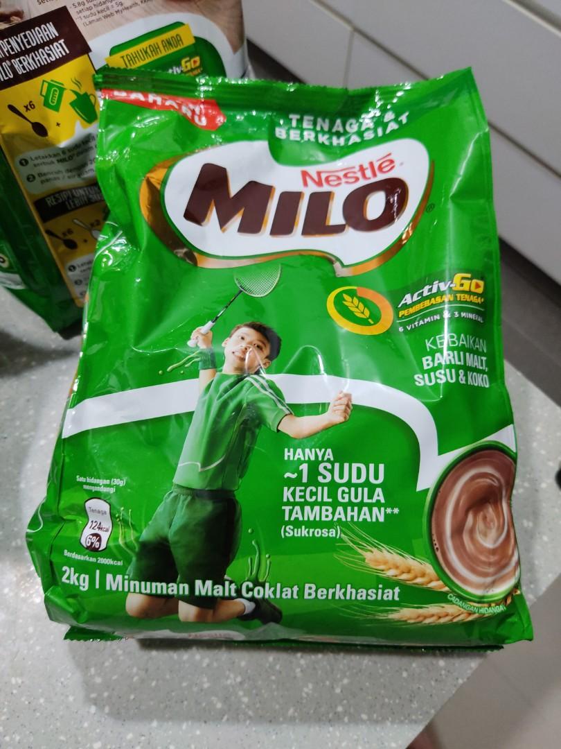 Milo 1 Kg and 2 Kg packet, Food & Drinks, Beverages on Carousell