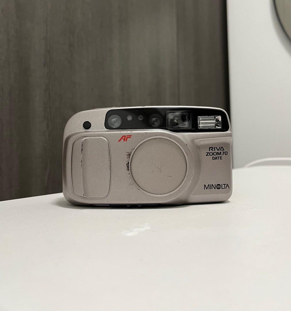 Minolta Riva Zoom 70 Date FILM CAMERA, Photography, Cameras on Carousell