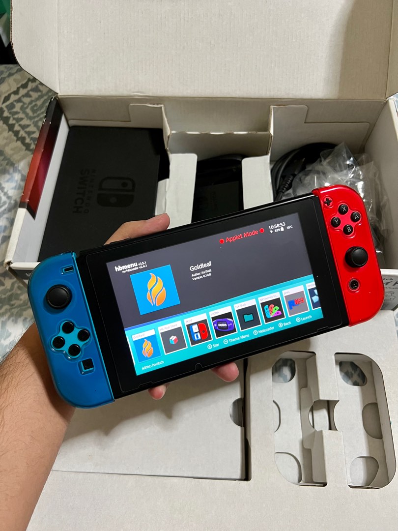 Modded Nintendo Switch / Hard modded Nintendo Switch (Not Soft Mod ...