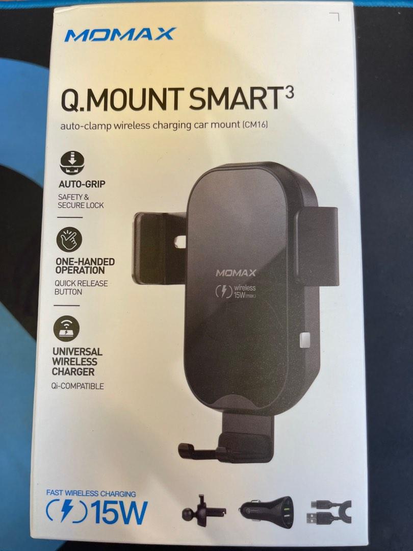Momax q.mount Smart3 Auto-Clamp Wireless, 汽車配件, 電子配件 - Carousell