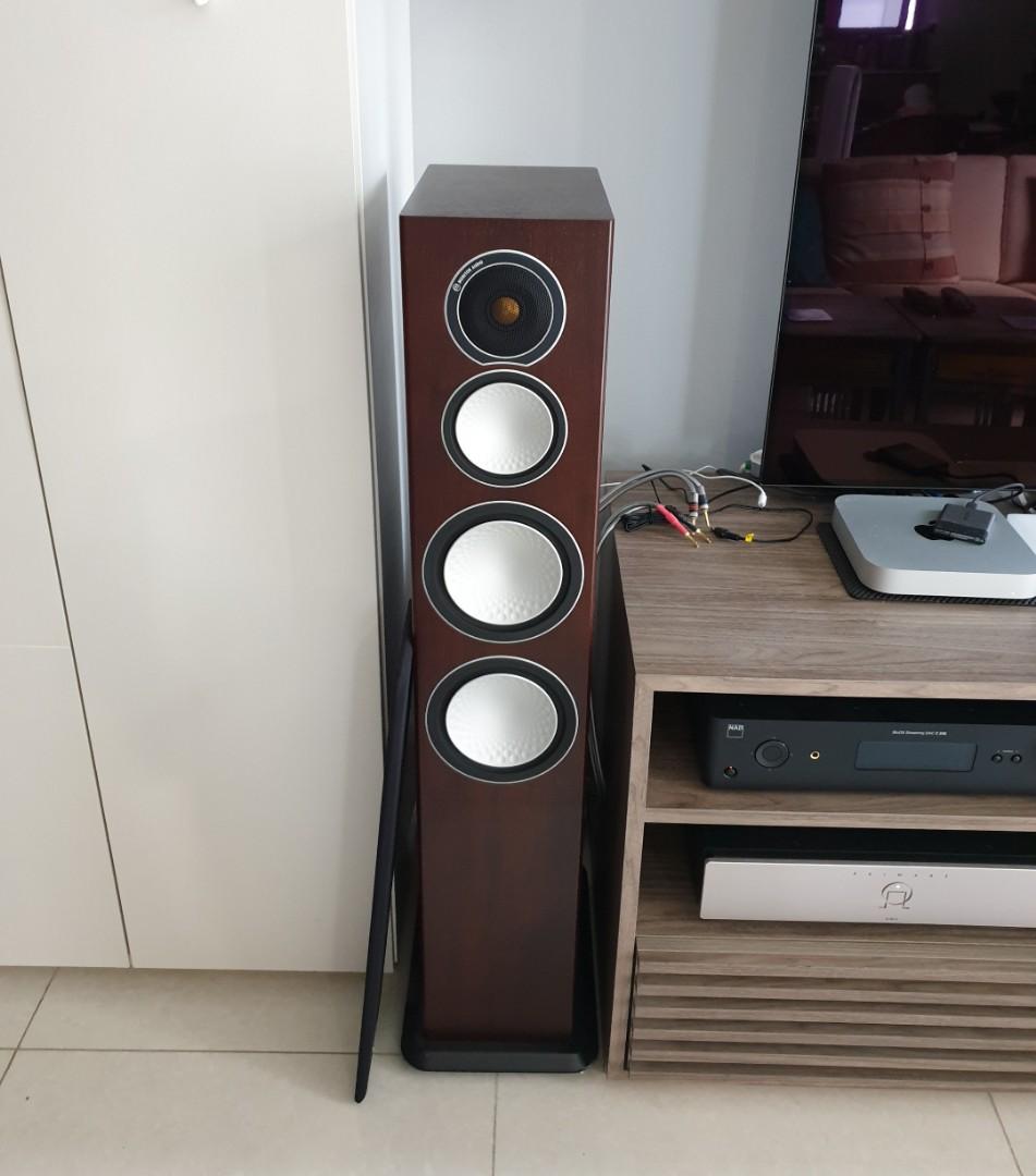 Monitor Audio Silver 8 (5th Generation) Stereo Loudspeakers, Audio ...