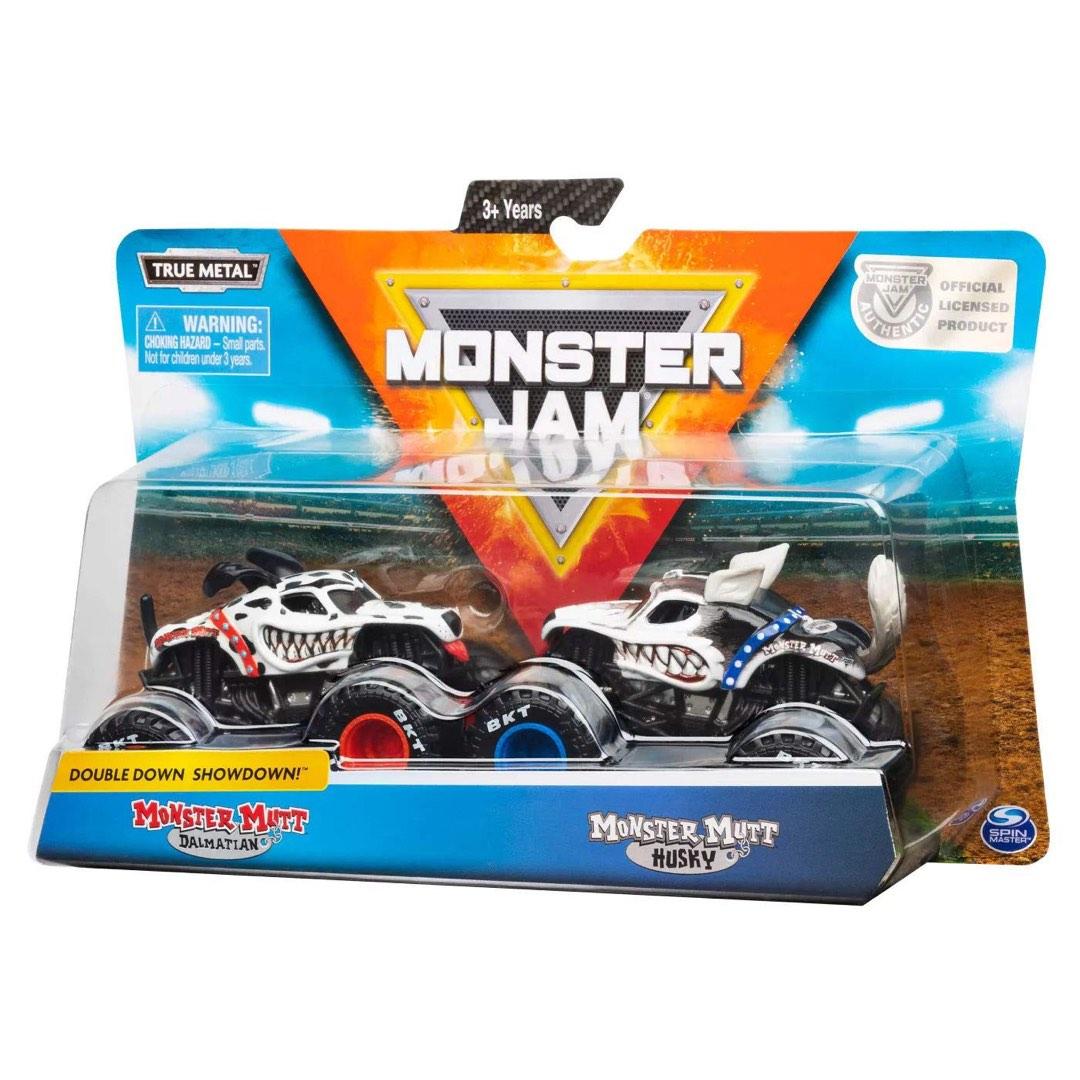 Monster Jam 1:64 Scale Double Showdown Monster Mutt Dalmatian and ...