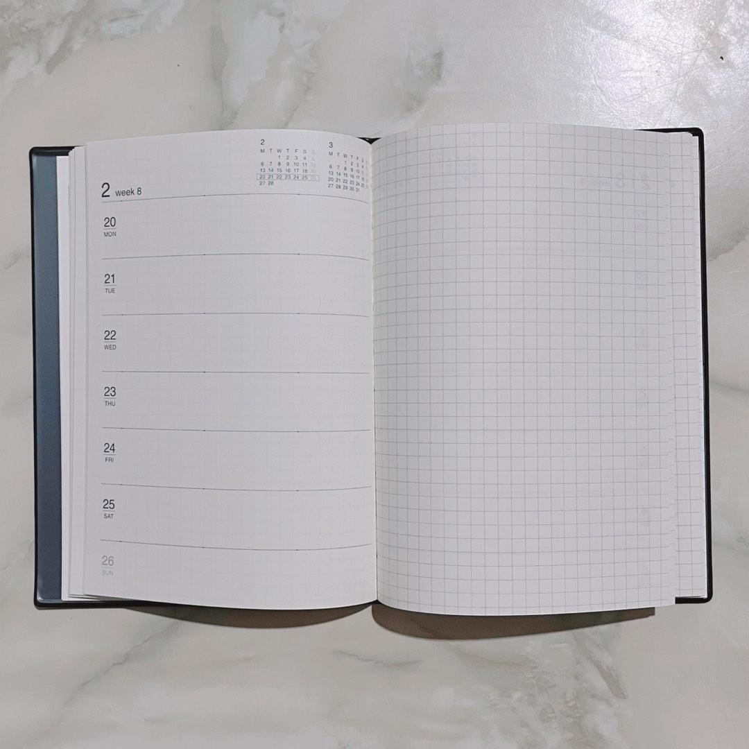 Muji 2023 Planner B6 Monthly/Weekly, Hobbies & Toys, Stationary & Craft ...