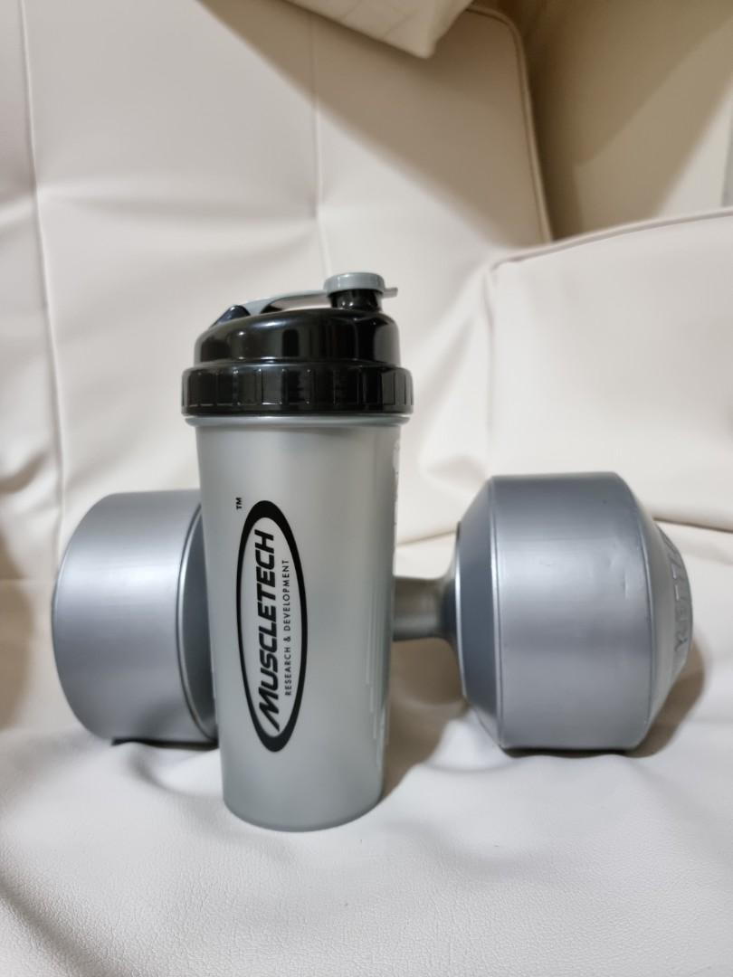 MUSCLETECH Shaker Bottle, Grey Black combination - 700 ml. Limited ...