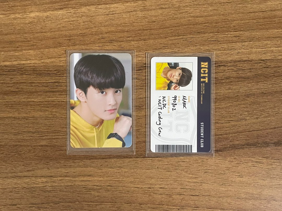 NCT U Official Photocard Set Mark Lee NCIT Photopack Day Version ...