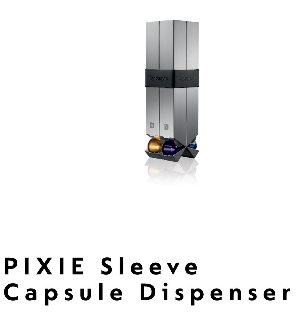 Nespresso Pixie Capsule Dispenser and view discovery box, TV & Home ...