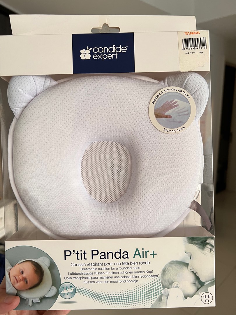 NEW Candide Panda Air Baby Pillow for round head, Babies & Kids, Baby ...
