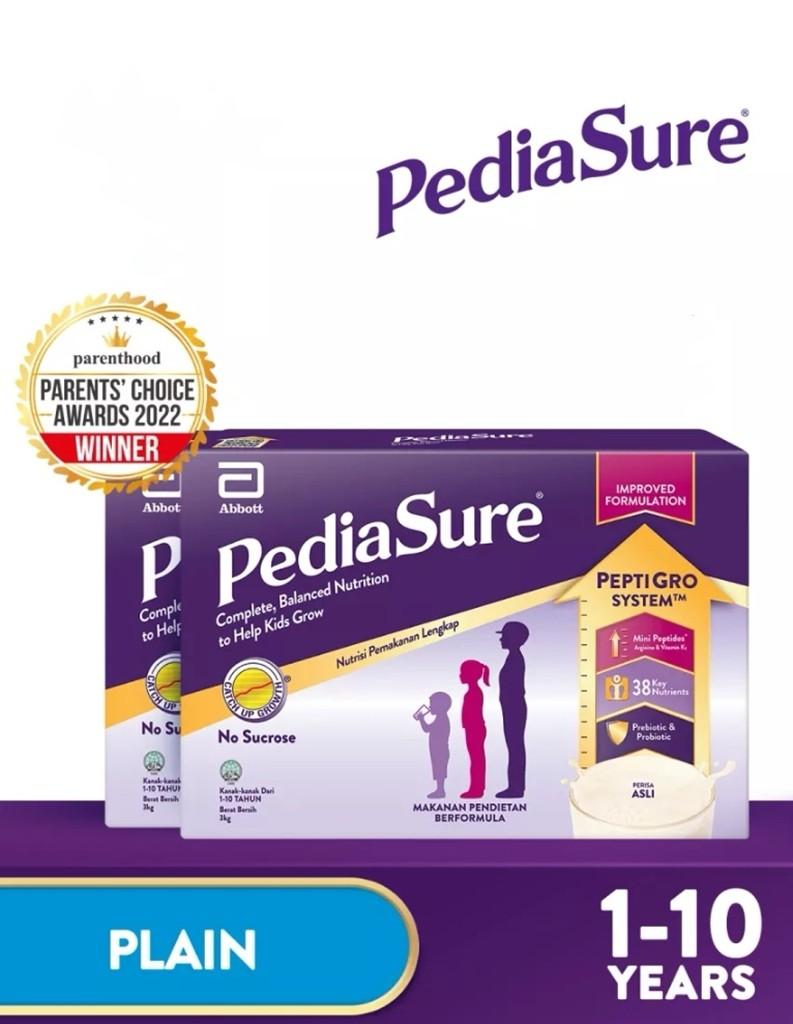 NEW PediaSure (Plain) 1.8kg, Babies & Kids, Nursing & Feeding, Weaning ...