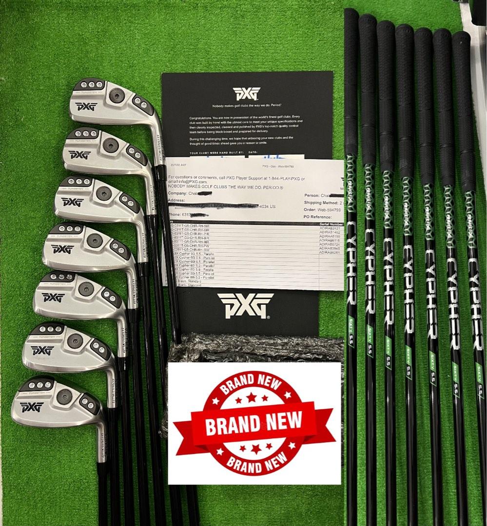 NEW PXG GEN5 0311T (5-G) Chrome Forged & Milled Irons [7 Pieces] [With ...