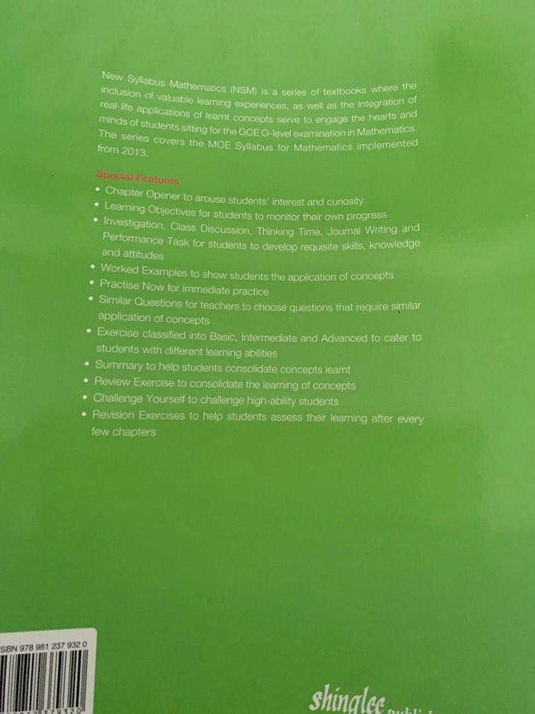New Syllabus Mathematics 7th Edition sec 3, Hobbies & Toys, Books ... New Syllabus Mathematics 7th Edition sec 3, Hobbies & Toys, Books ...