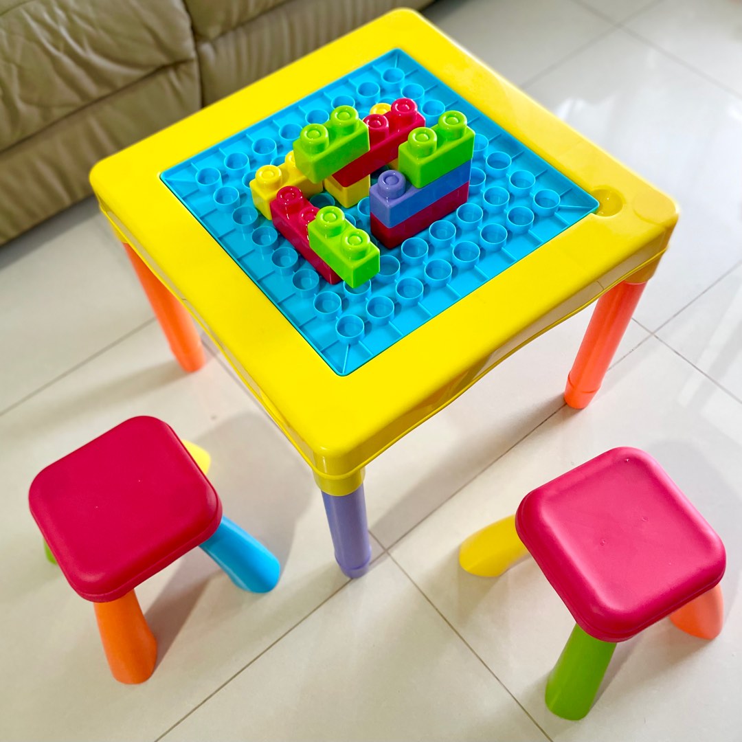 [NEW]Bruin Activity Table Lego Bricks Blocks - My Play Table with ...
