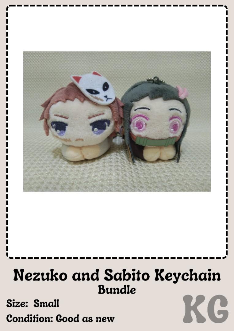 Nezuko & Sabito Keychains Bundle, Hobbies & Toys, Memorabilia ...