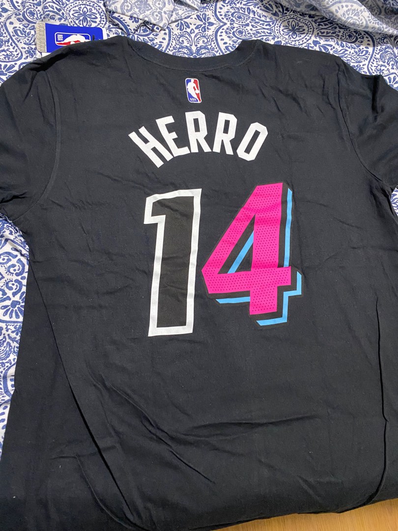 Nike NBA Tyler Herro Miami 75th City Edition shirt, Men's Fashion, Tops ...