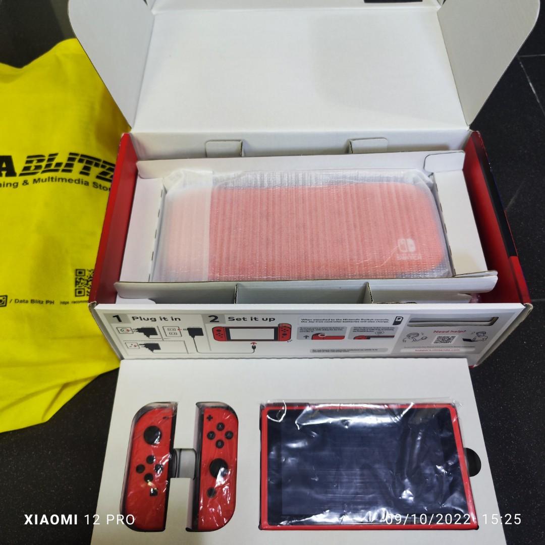 Nintendo switch v2 mario edition BRANDNEW with warranty receipt (OCT.7 ...