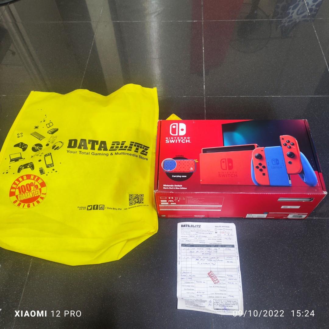 Nintendo switch v2 mario edition BRANDNEW with warranty receipt (OCT.7 ...