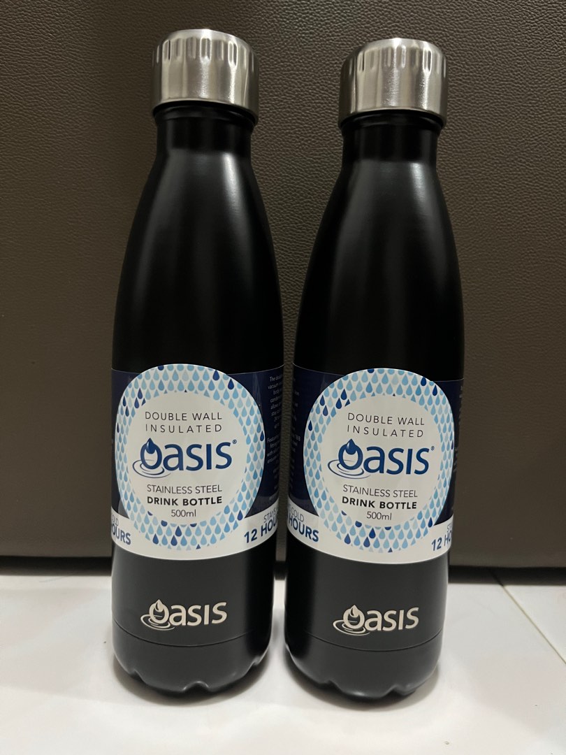 Oasis Double Wall Insulated Stainless Steel 500ml Bottle, Furniture ...