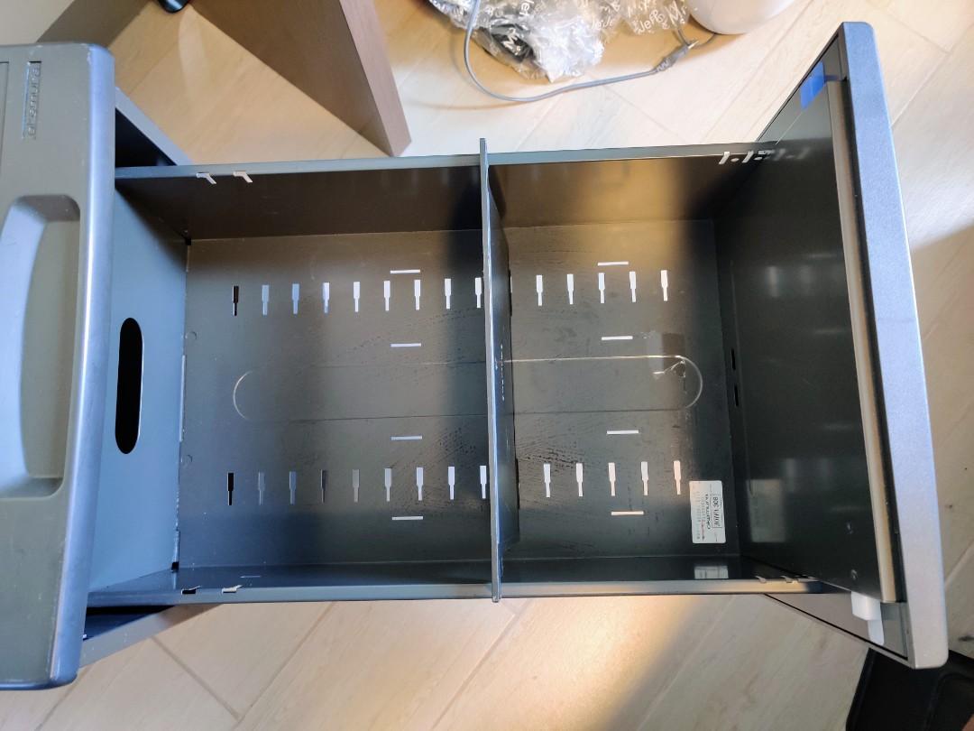Okamura Steel File Cabinet with Wheels, Furniture & Home Living ...