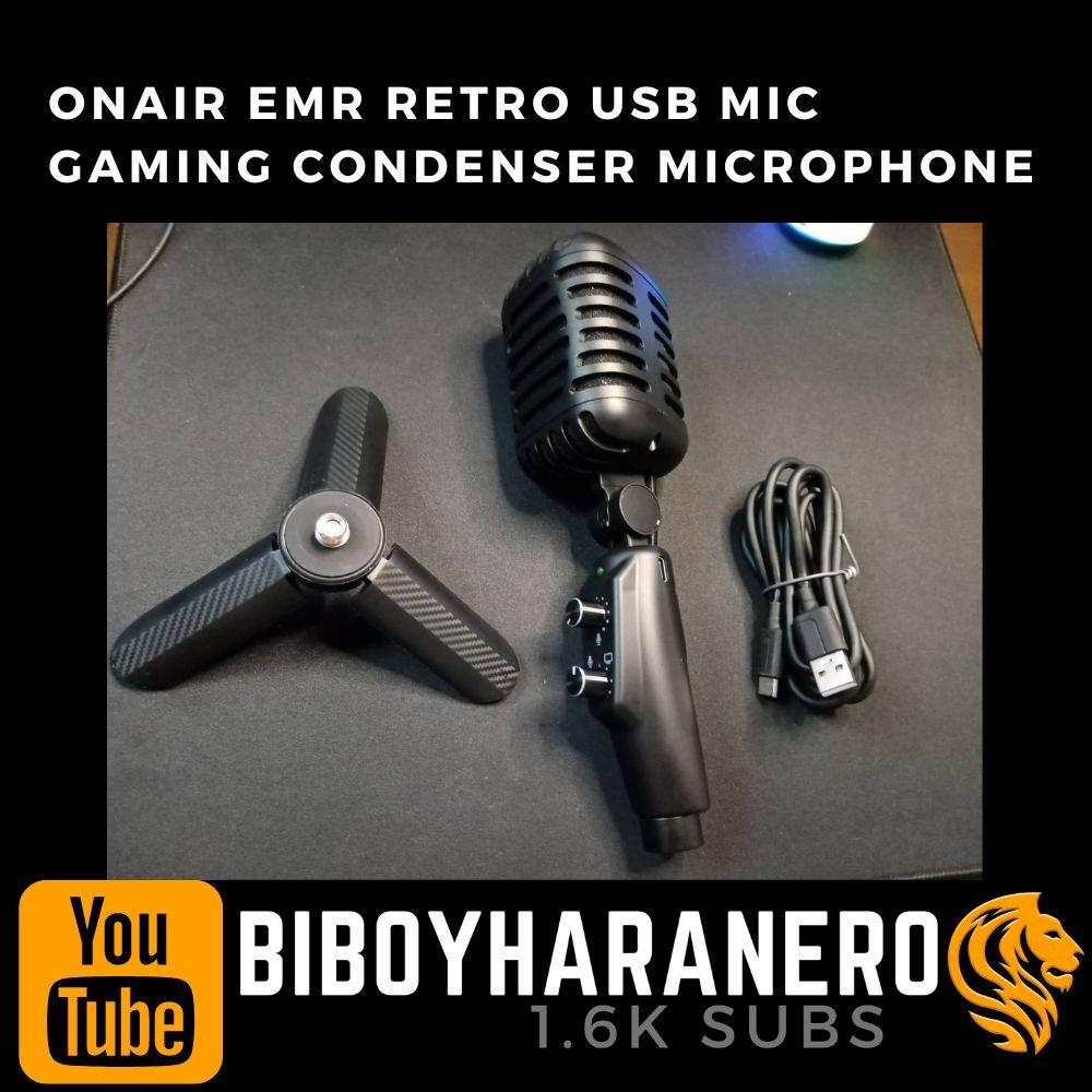 ONAIR EMR Retro Usb Mic Gaming Condenser Microphone, Audio, Microphones on Carousell