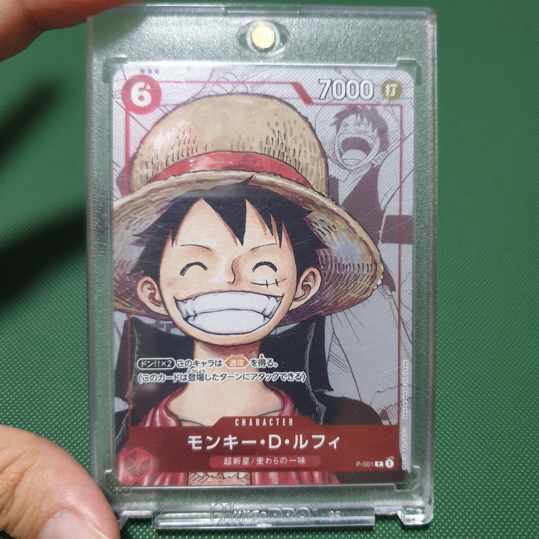 One piece tcg luffy p-001 promo 25th anniversary card, Hobbies & Toys ...