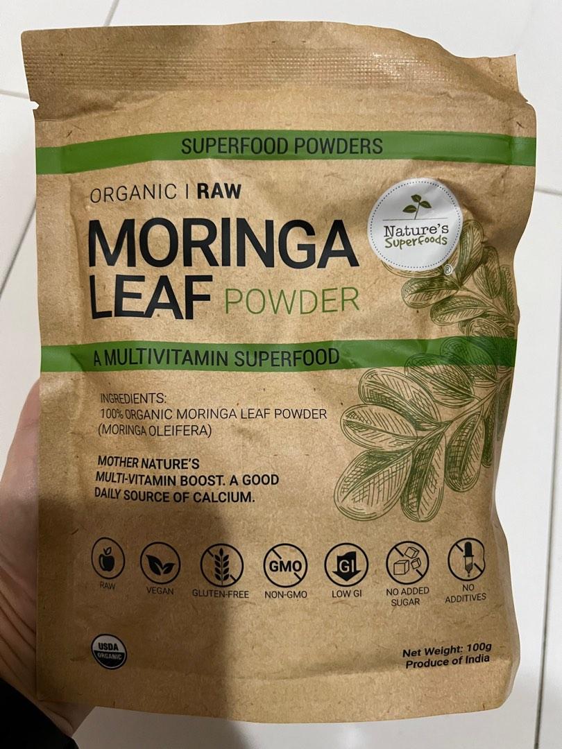 Organic Raw Moringa Leaf Powder, Health & Nutrition, Health Supplements, Health Food, Drinks ...