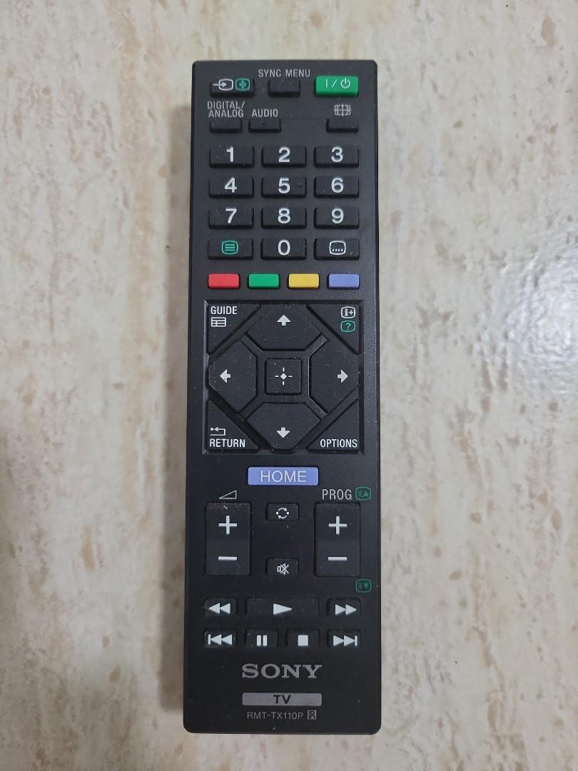 Original Sony TV Remote - RMT-TX110P, TV & Home Appliances, TV ... Original Sony TV Remote - RMT-TX110P, TV & Home Appliances, TV ...