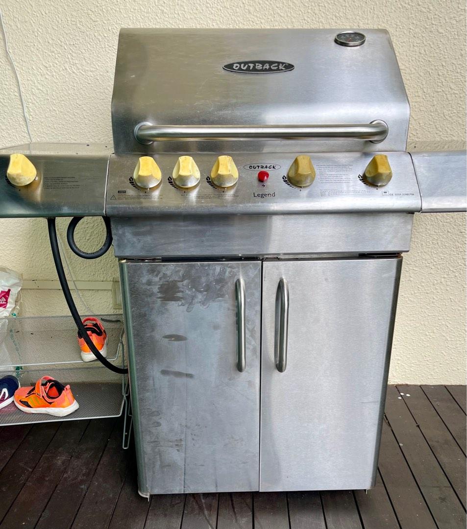 Outback Legend 5 Burner Gas BBQ Grill, TV & Home Appliances, Kitchen ...