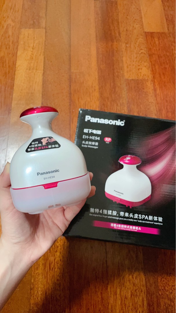 Panasonic EH-HE94 Head Spa Scalp Massager, Health & Nutrition, Massage ...