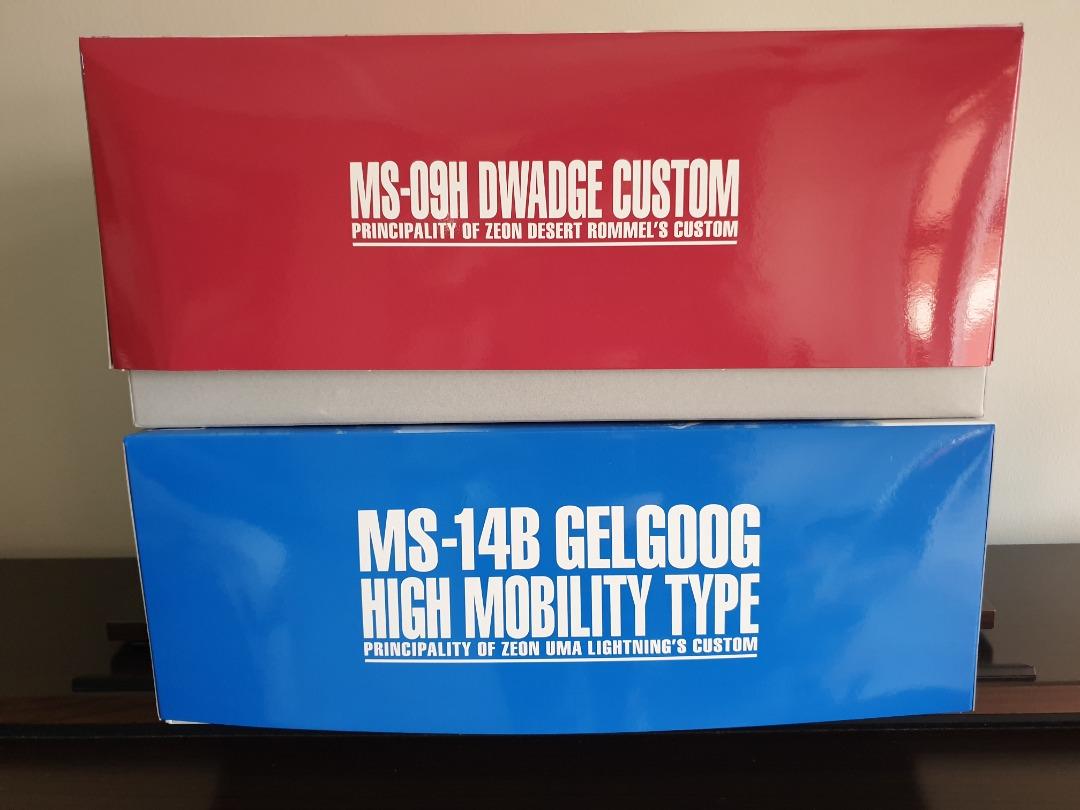 P-Bandai Dwadge Custom & Gelgoog High Mobility Type Bundle Set MG 1/100 ...