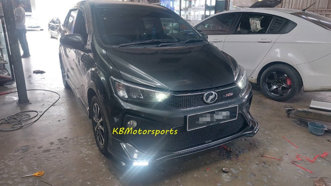 Perodua bezza gear up bodykit with day light, Auto Accessories on Carousell