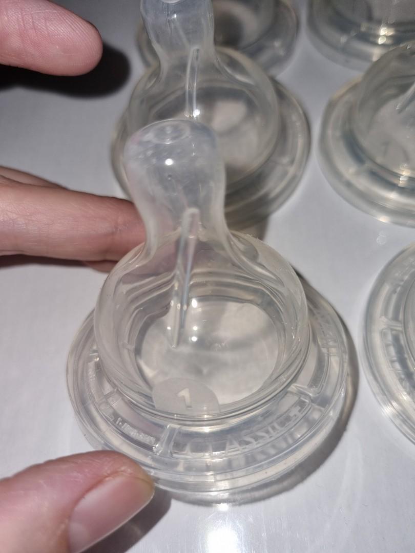 Philips Avent Level 1 Classic Nipple for Newborn (0m+), Babies & Kids ...