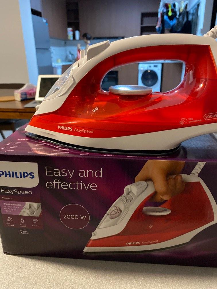 Philips Easyspeed 2000W steam iron, TV & Home Appliances, Irons ...
