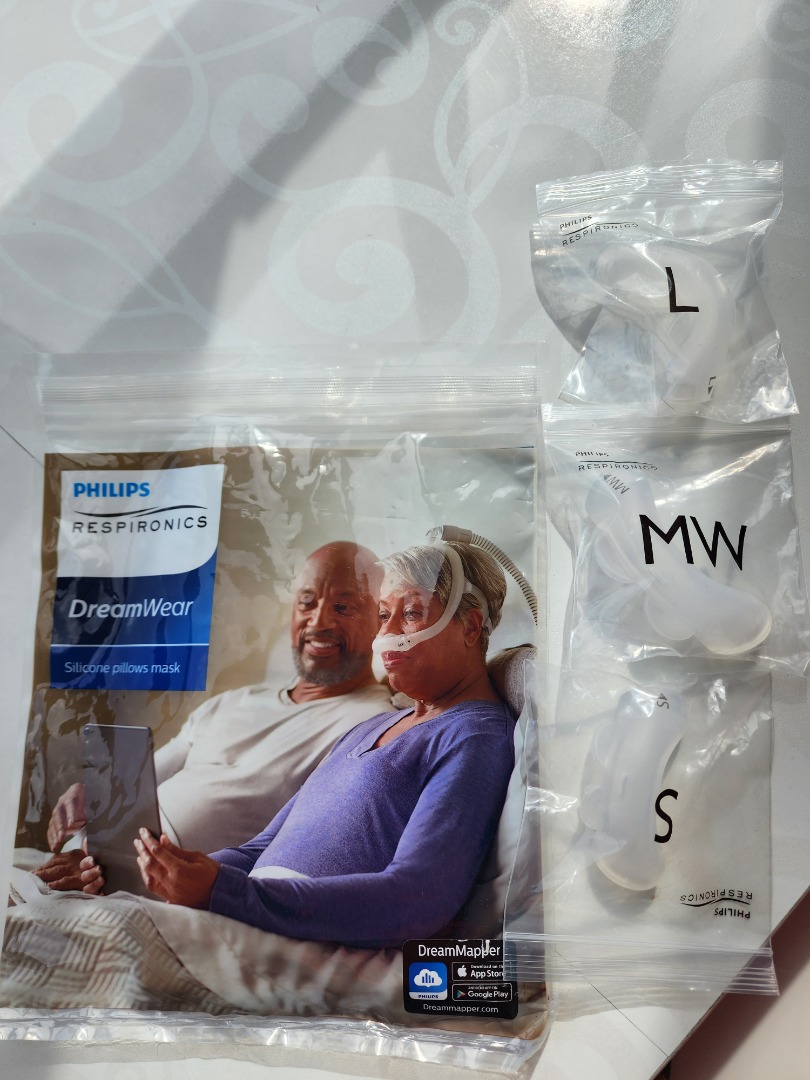 Philips Respironics DreamWear Silicone Nasal Pillows for CPAP, Health ...