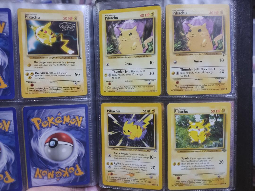 Pokemon Vintage Pikachu cards, Hobbies & Toys, Memorabilia ...