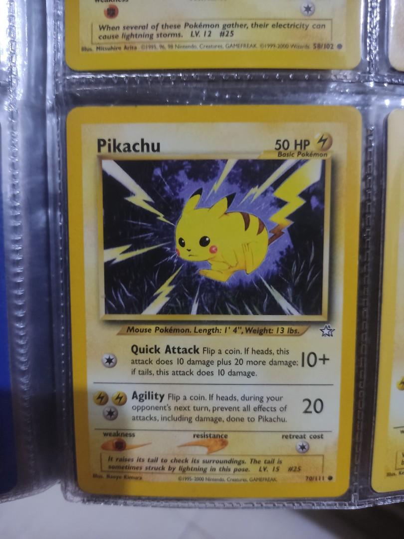 Pokemon Vintage Pikachu cards, Hobbies & Toys, Memorabilia ...