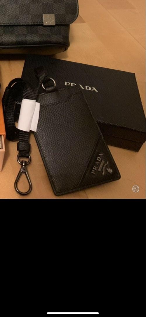 Prada card holder, Luxury, Accessories on Carousell