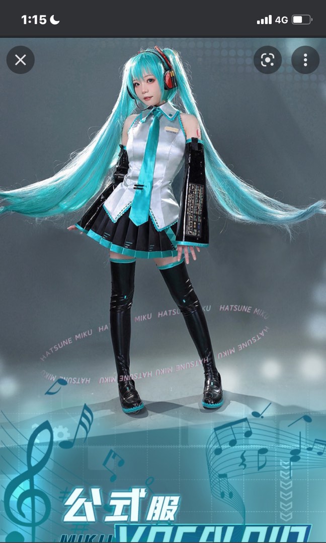 PRESALES Hatsune Miku cos, Hobbies & Toys, Memorabilia & Collectibles ...