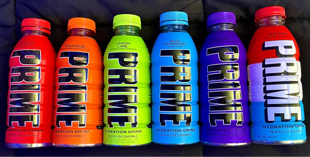 PRIME: energy drink by Logan Paul and KSI, 嘢食 & 嘢飲, 其他食物及飲料 - Carousell