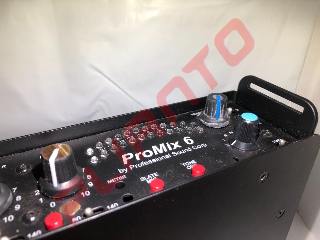 PSC DV PROMIX 6 - Portable 6 Channel Field Production and ENG Mixer ...