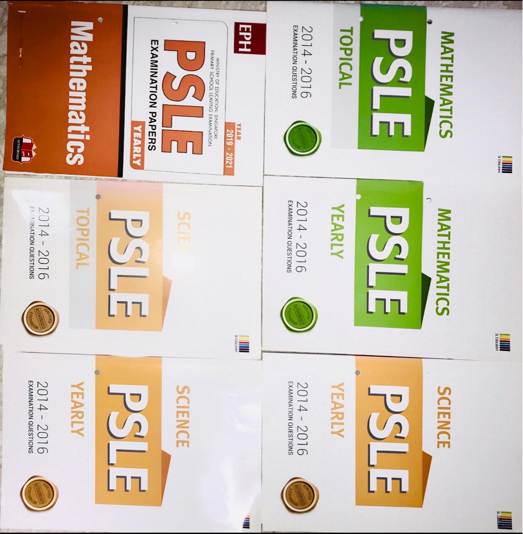 PSLE Science and Mathematics 2014-2021, Hobbies & Toys, Books ...