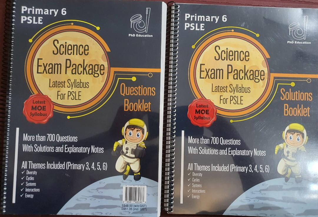 PSLE science exam package, Hobbies & Toys, Books & Magazines, Textbooks ...