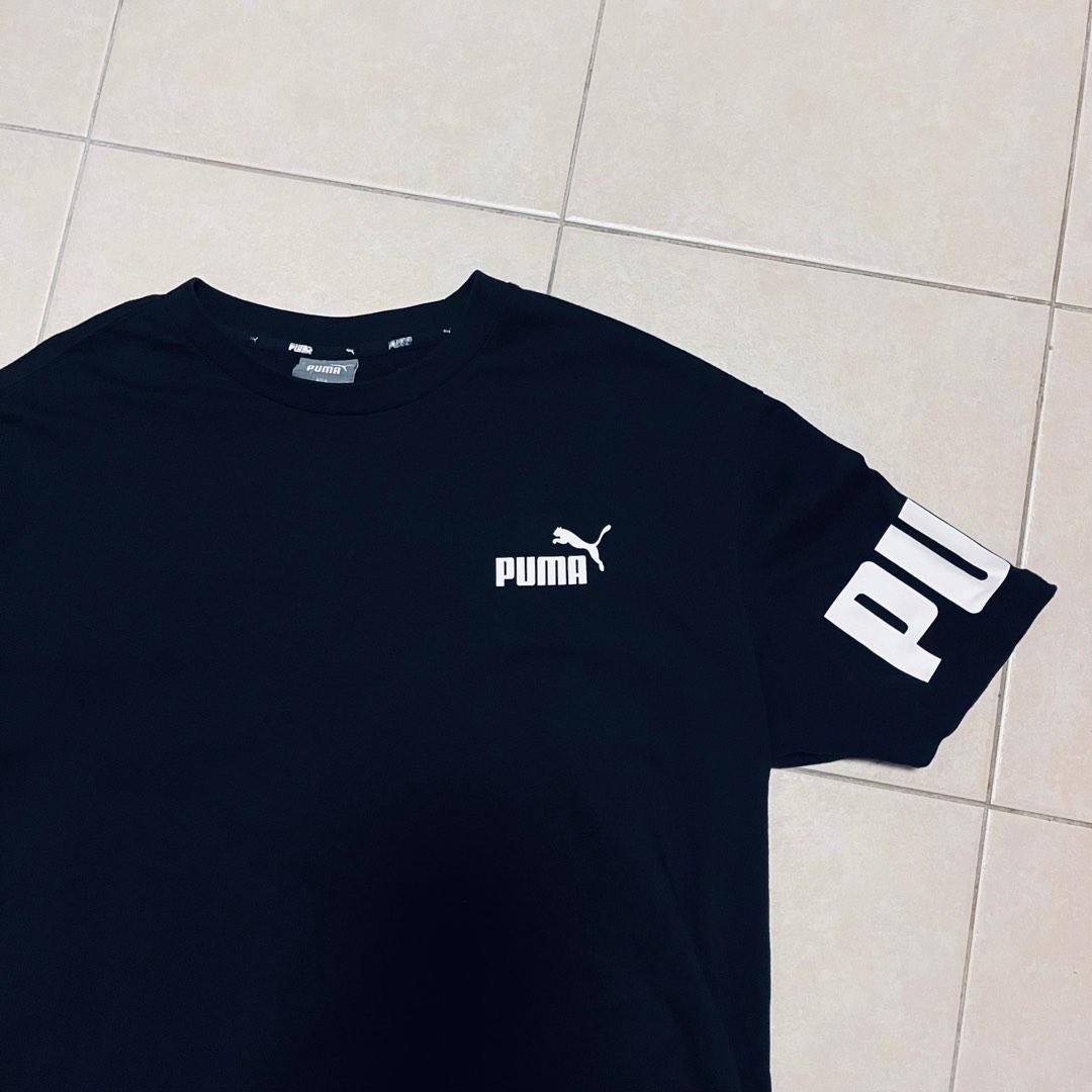 Puma Logo T Shirt, Men's Fashion, Tops & Sets, Tshirts & Polo Shirts on ...
