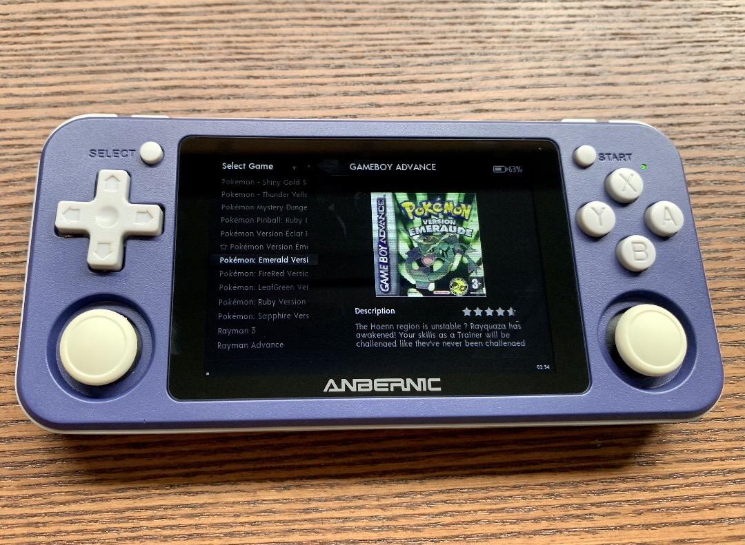Purple Anbernic RG351P with 64gb card and games, Video Gaming, Video ...