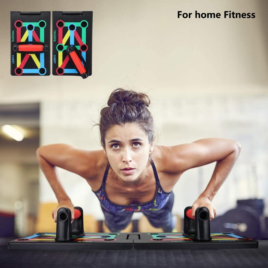 Push Up Board System, 12-in-1 Body Building Exercise Tools Workout Push ...