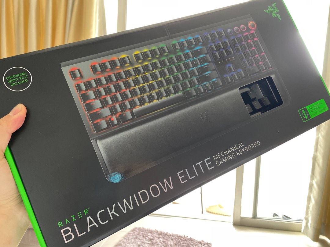 Razer Blackwidow Elite Mech Gaming Keyboard, Computers & Tech, Parts ...