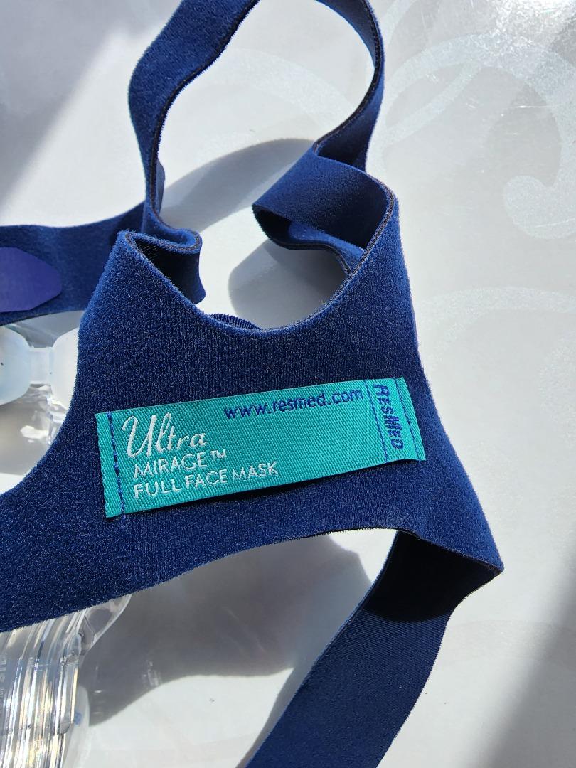 Resmed Ultra Mirage Full Face CPAP Mask - Complete Set, Health ...